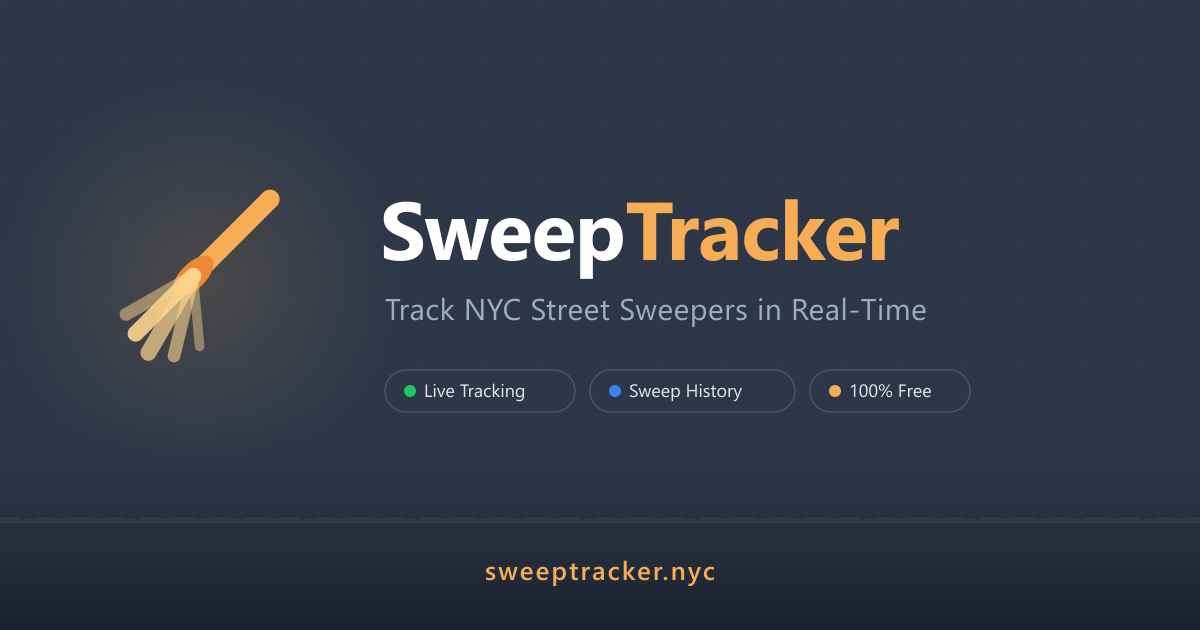 SweepTracker — NYC Street Sweeper ETA